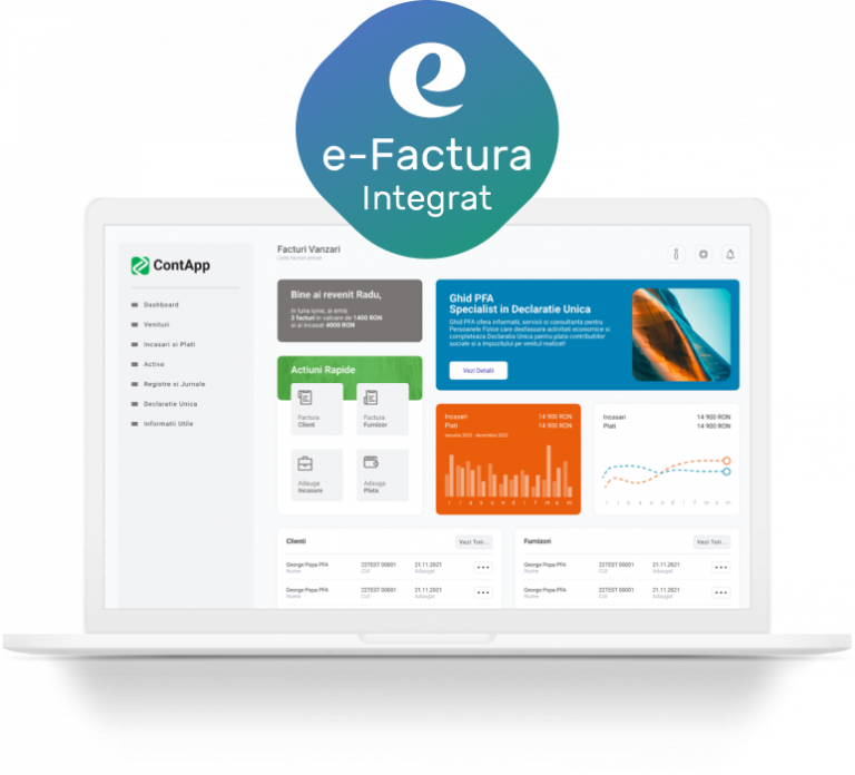 Program Facturare | e-Factura | PFA, SRL & Profesii Liberale